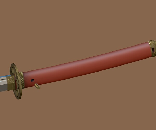 ArtStation - JAPANESE SAMURAI KATANA-3D PRINTABLE MODEL-STL+FBX+ZTL ...