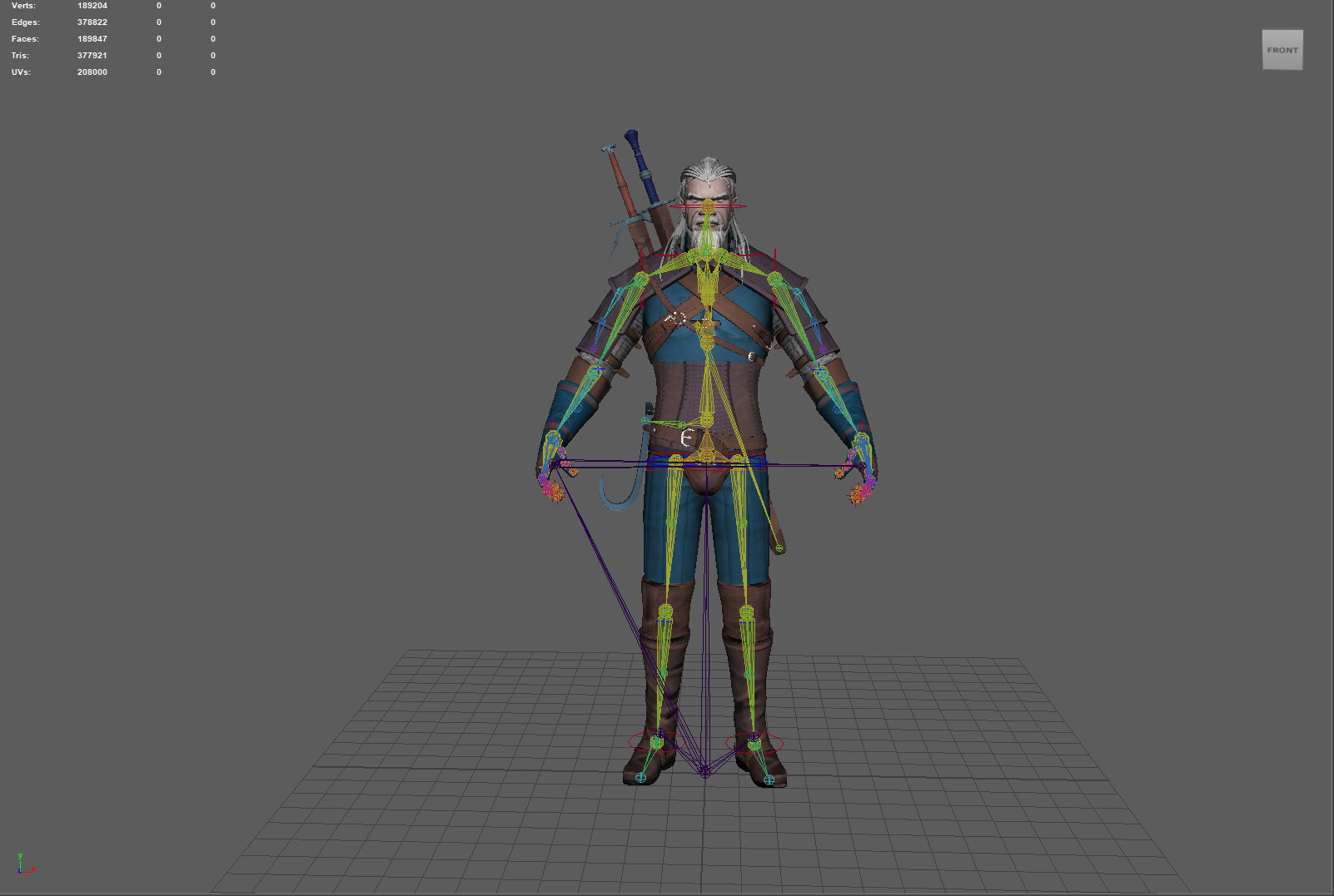 ArtStation - Stylized witcher character from Project Red's The Witcher ...