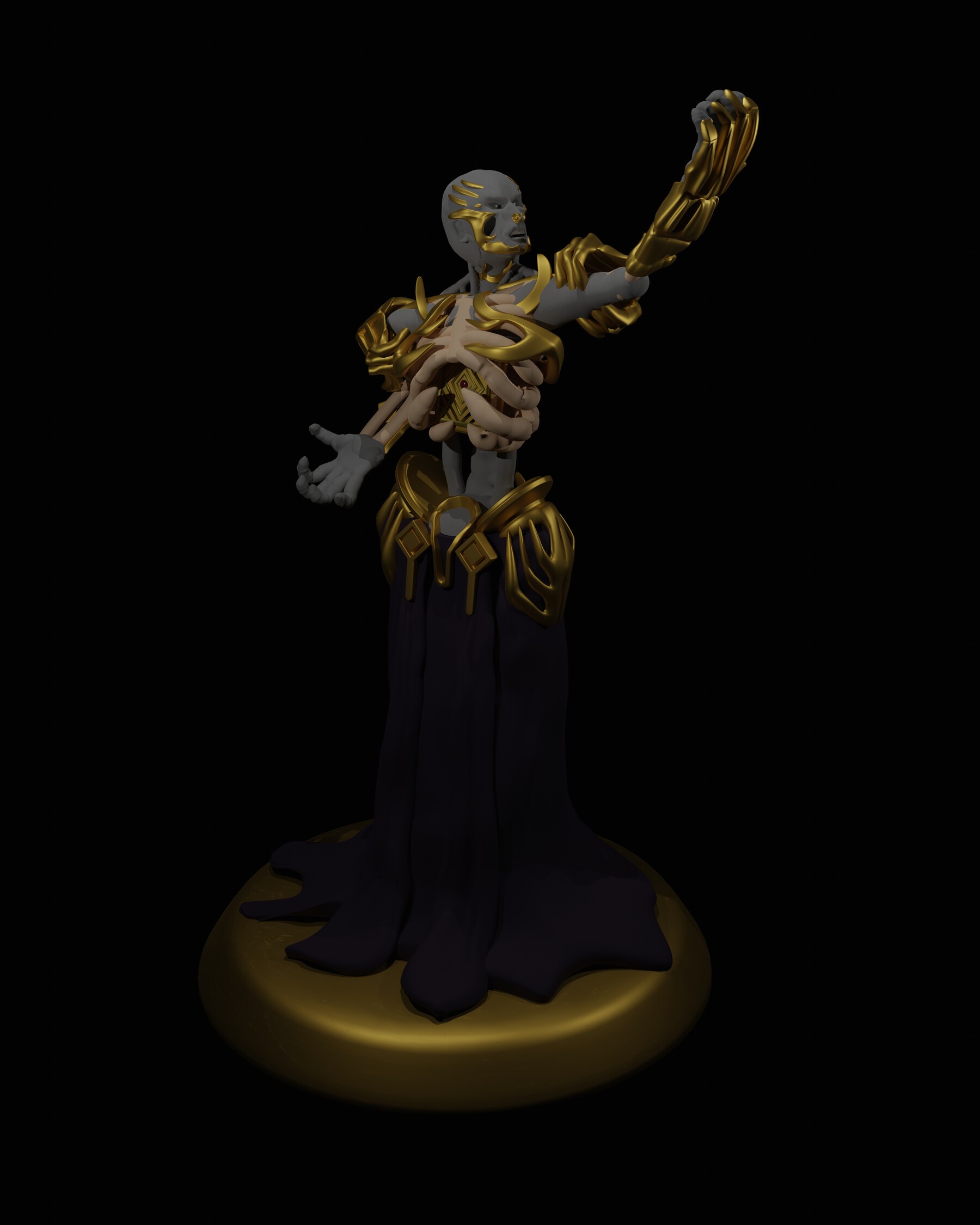 ArtStation - Vecna the Archlich miniature stl file | Resources