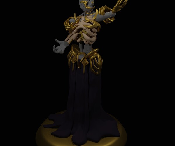 ArtStation - Vecna the Archlich miniature stl file | Resources