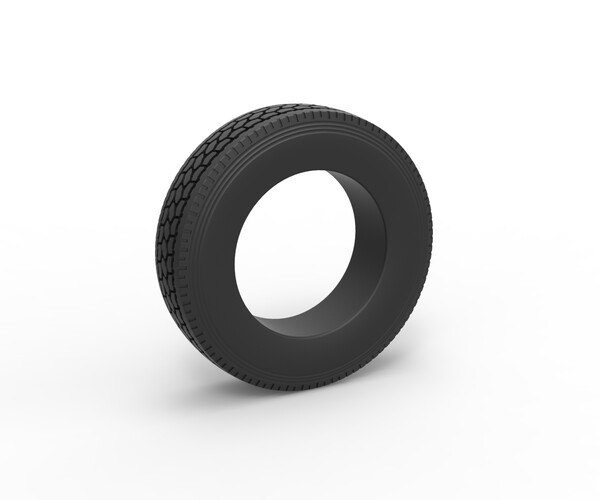 ArtStation - 3D printable Diecast Roadmaster RM275 truck tire Scale 1: ...