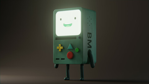 ArtStation - BMO 3D Model | Game Assets