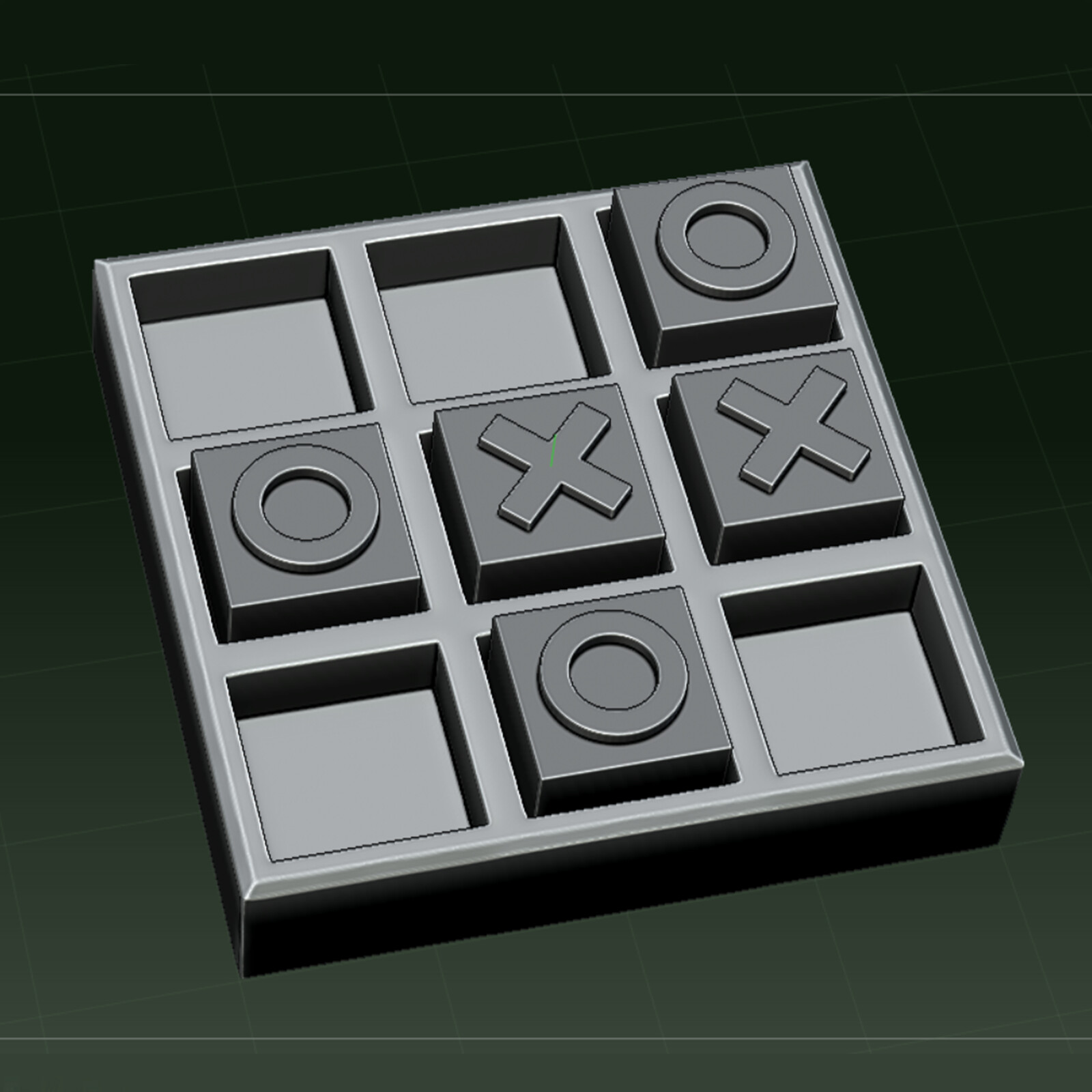 ArtStation - 'TIC TAC TOE' POCKET EDITION 3.0: PLAY ANYTIME ANYWHERE (3D Printing) | Resources