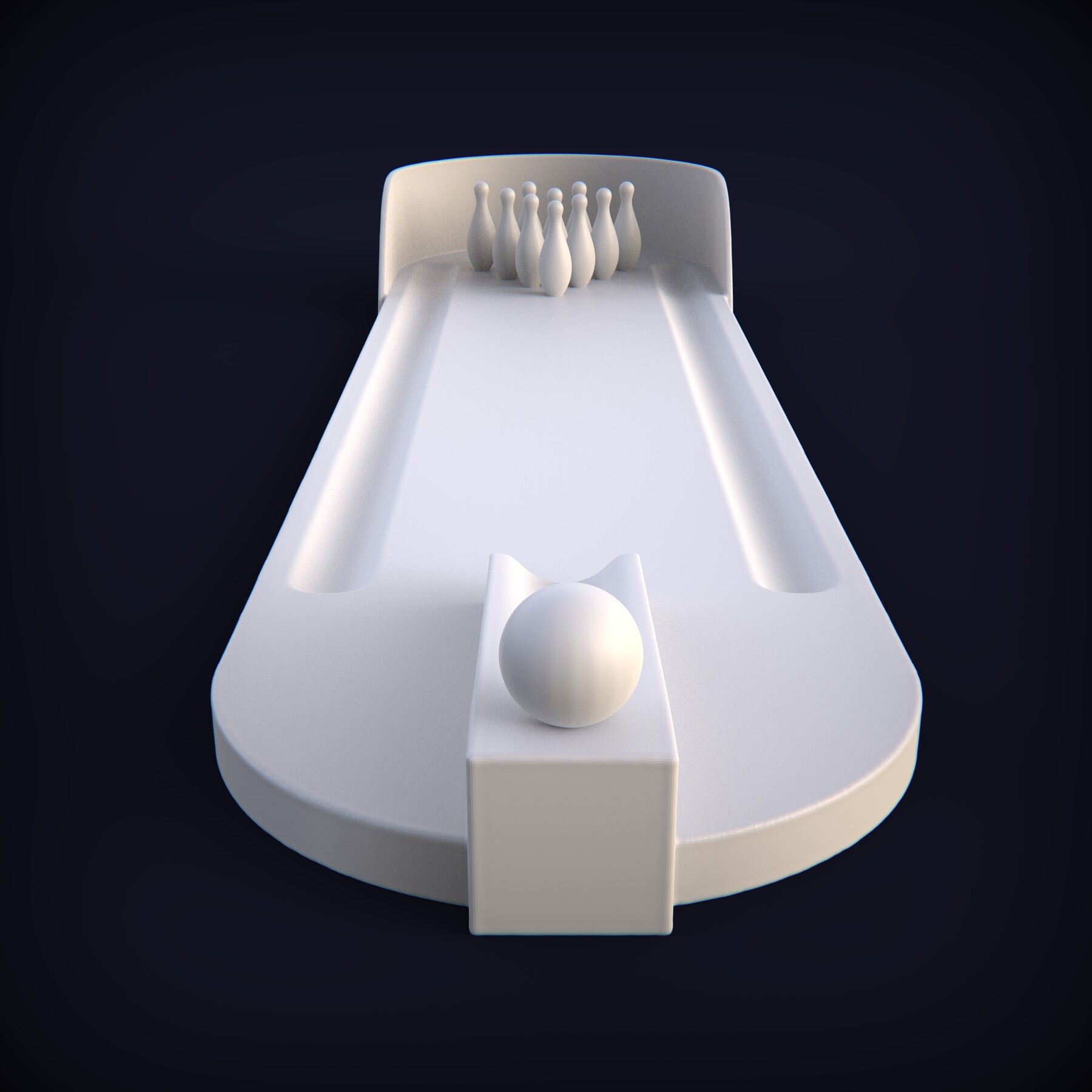 ArtStation - ''BOWLING GAME" MINI FUN BOARD: PLAY ANYTIME ANYWHERE (3D ...