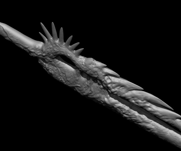 ArtStation - 3D PRINTABLE SUB ZERO ICE SWORD - MORTAL KOMBAT MOVIE 2021 ...