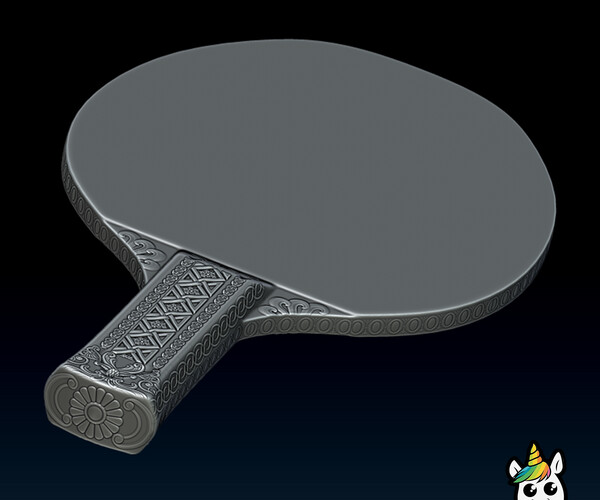 ArtStation - PING PONG PADDLE : DESIGNER VERSION V1.0 (3D Printing ...