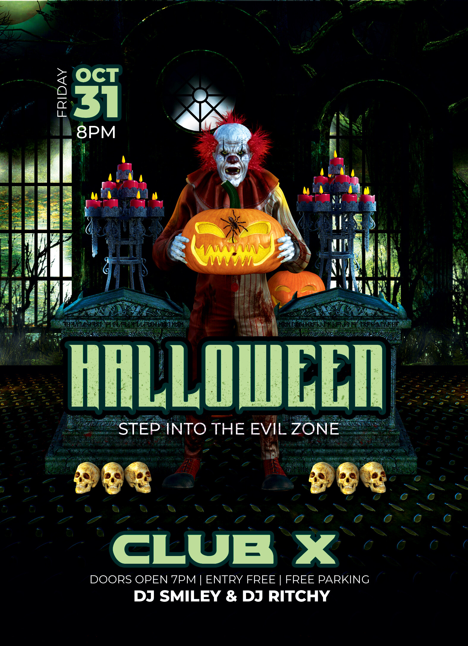 ArtStation - Halloween Party Flyer | Artworks