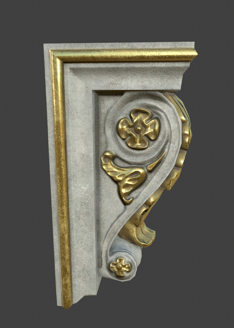 ArtStation - Textured Low Poly Corbles-Collection - 5 pieces | Game Assets