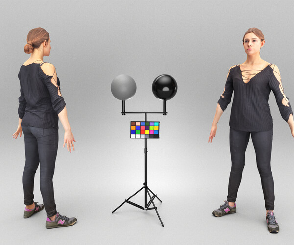 ArtStation - Beautiful woman in casual ready for animation 353 | Game ...