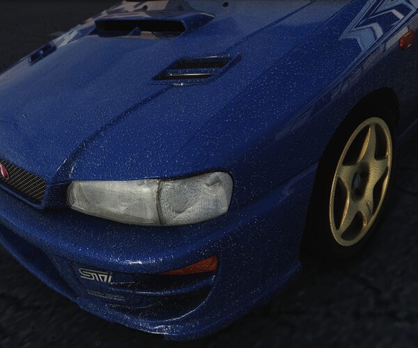ArtStation - Subaru Impreza GC8 WRX | Game Assets