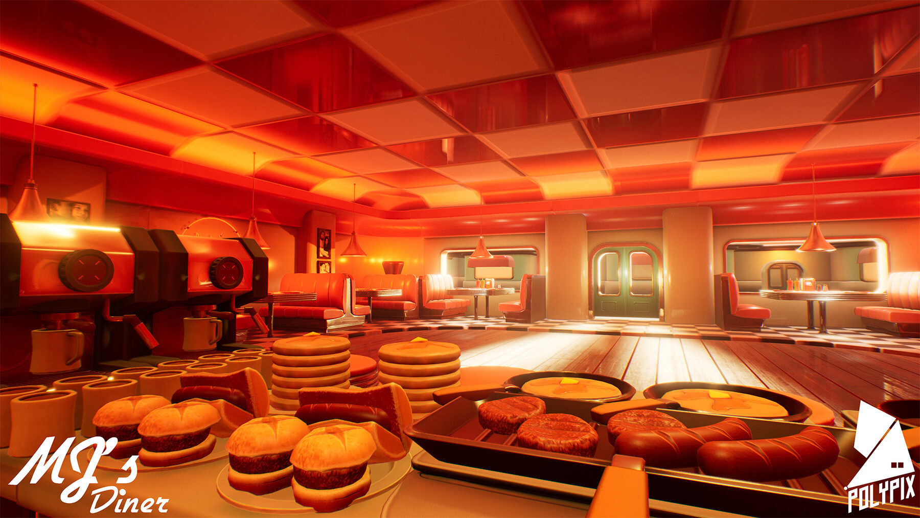 POLYPIX STUDIOS - Stylized Diner - Unreal Engine 5