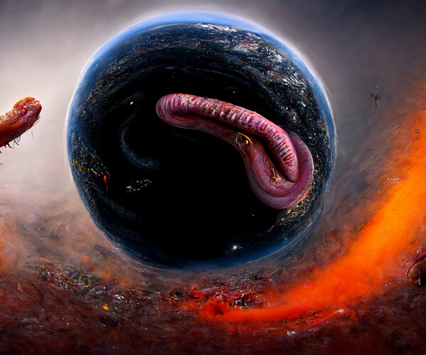 ArtStation - Giant Galactic Worms invading Earth | Artworks