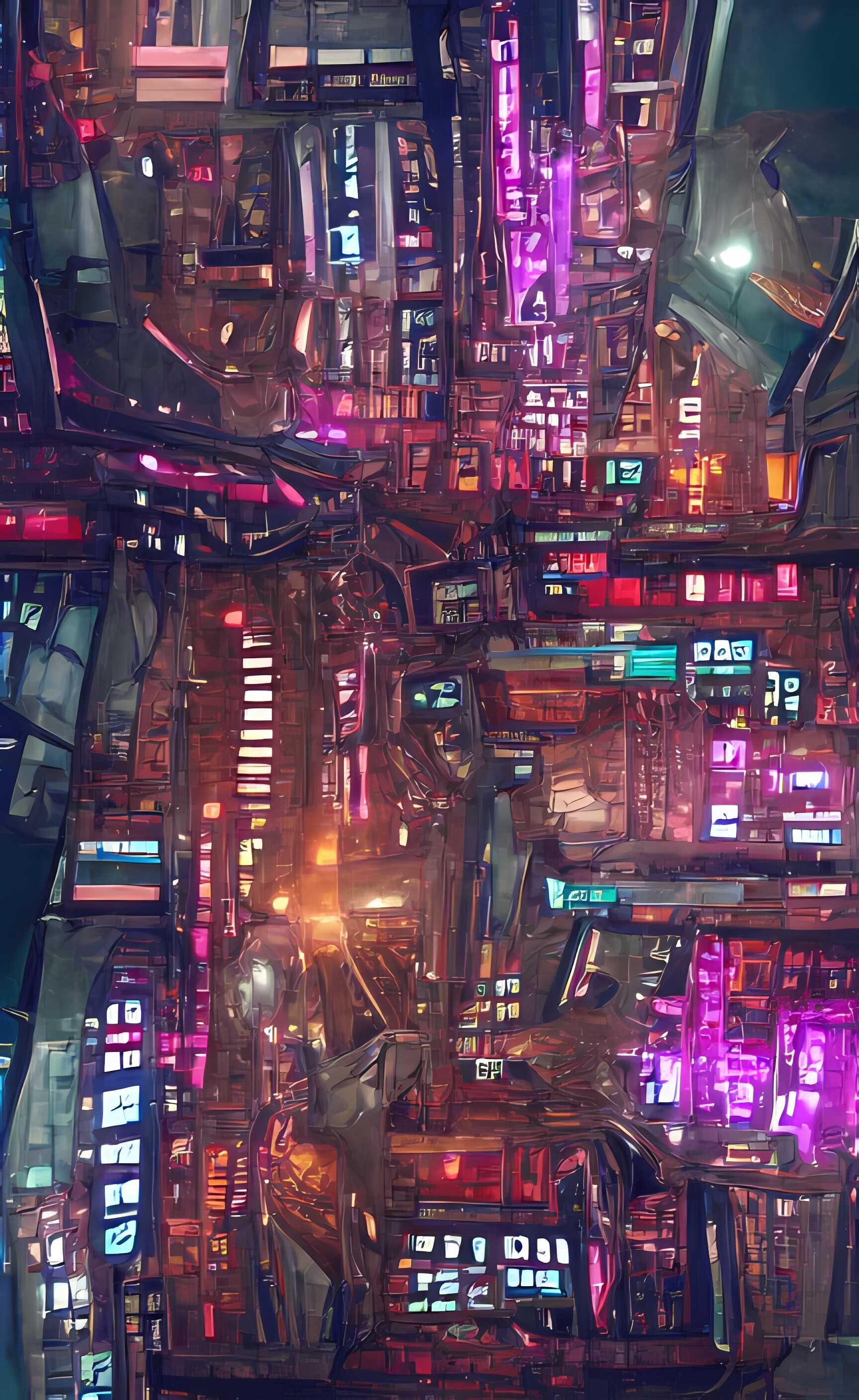 ArtStation - CyberPunk Mega city 340 texture pack | Artworks