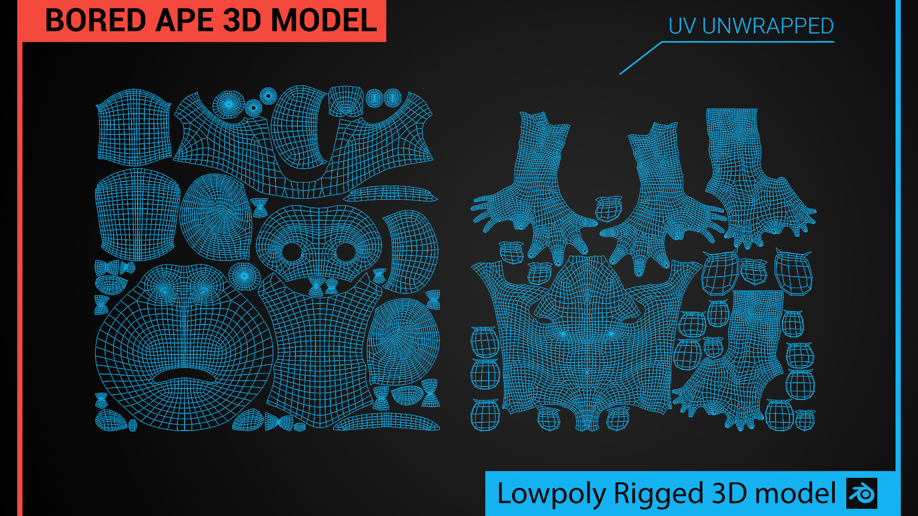 ArtStation - Bored Ape Rigged 3D model | Game Assets