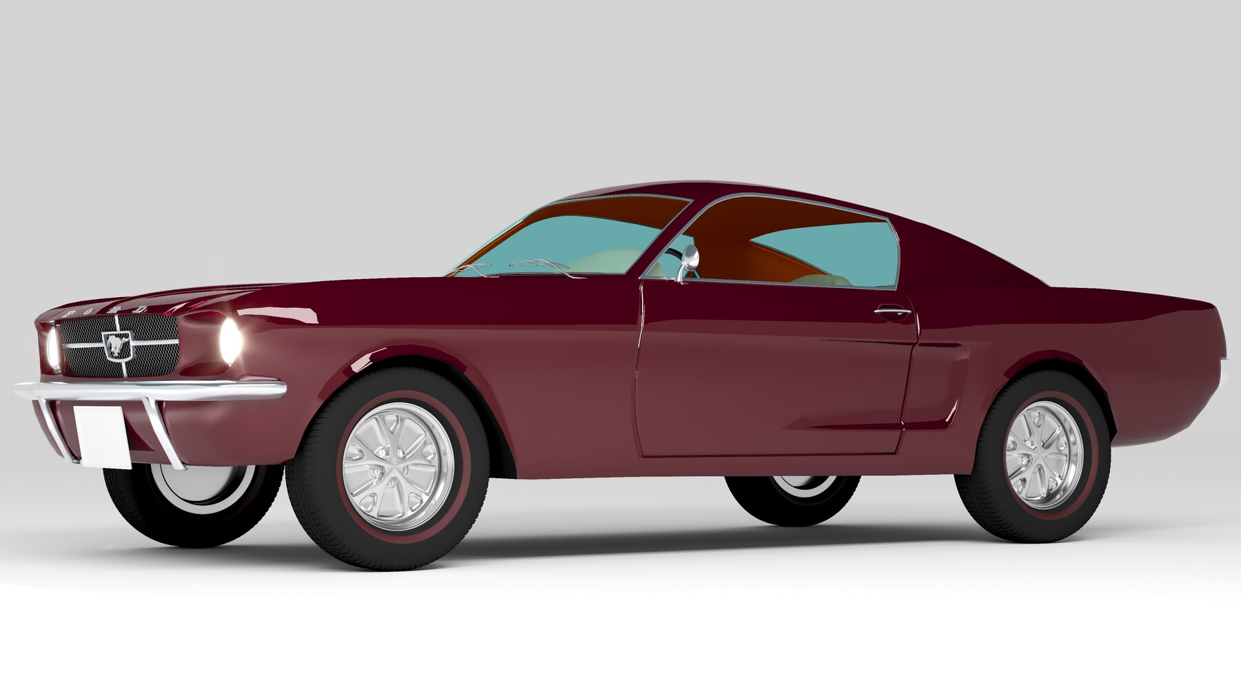 ArtStation - Ford Mustang Fastback 4K | Resources