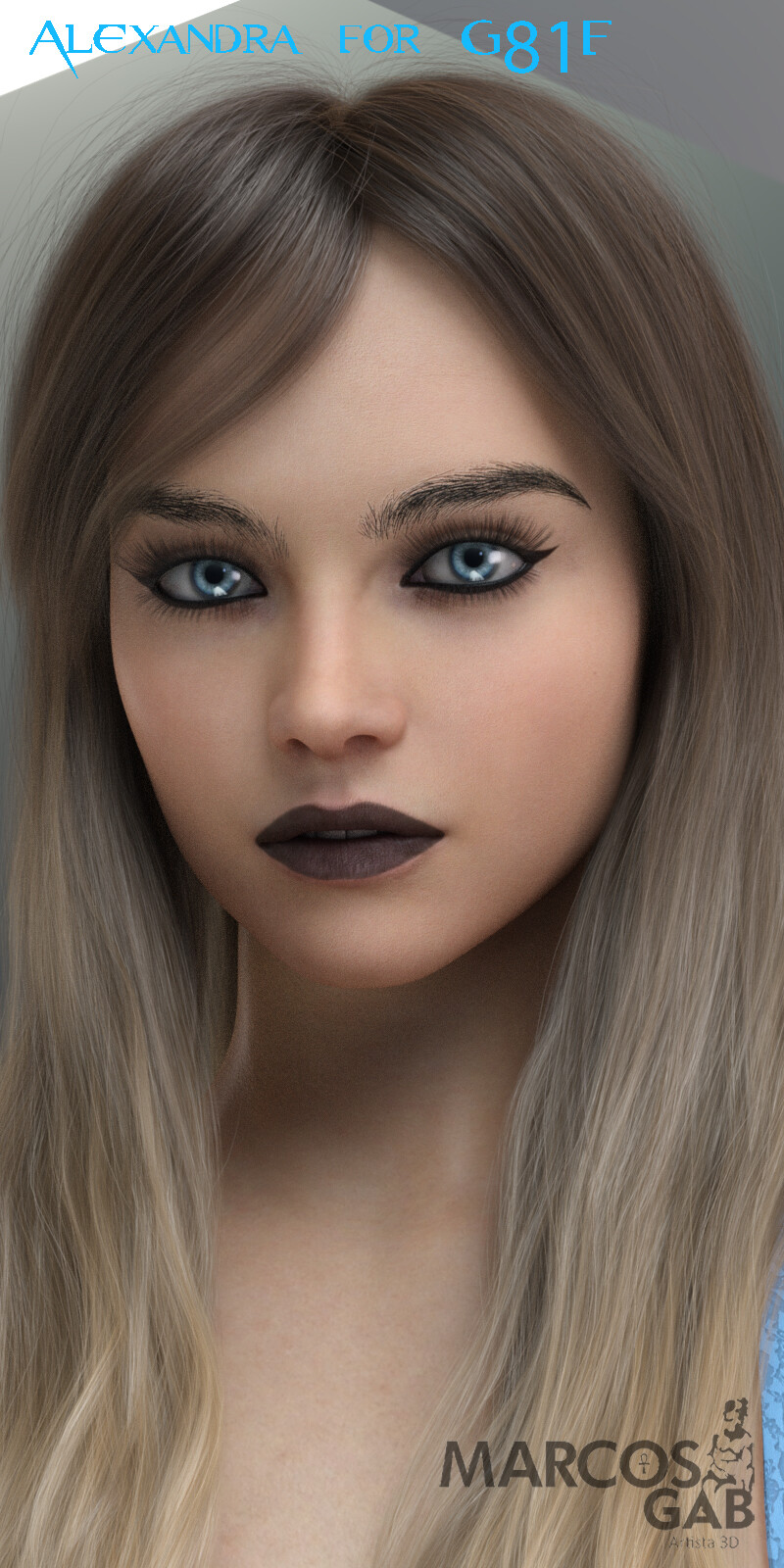 ArtStation - MGAB Alexandra for Genesis 8-1 Female | Resources