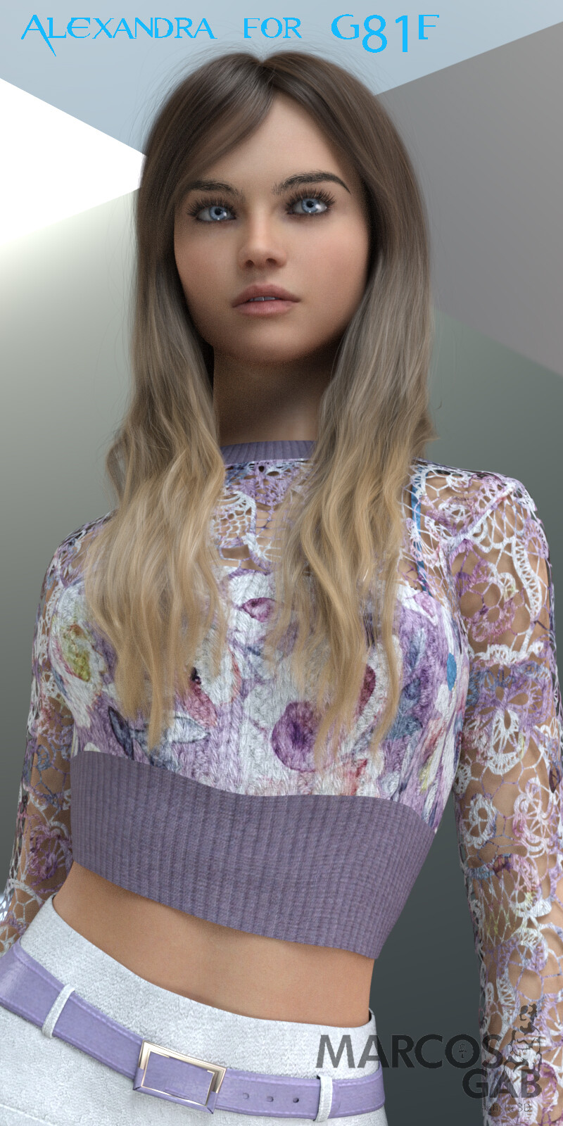 ArtStation - MGAB Alexandra for Genesis 8-1 Female | Resources