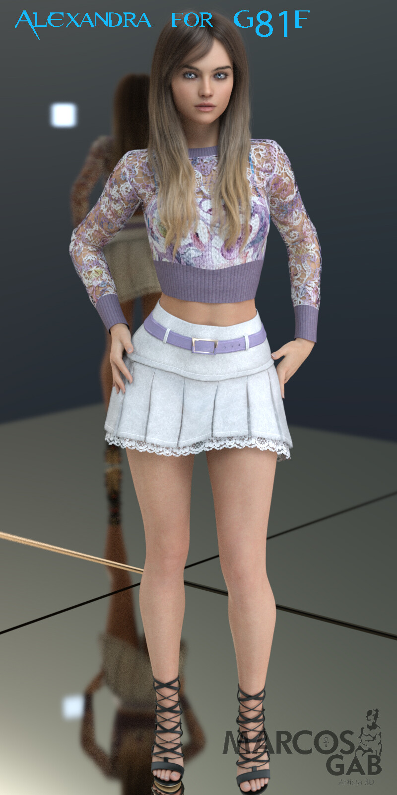 ArtStation - MGAB Alexandra for Genesis 8-1 Female | Resources