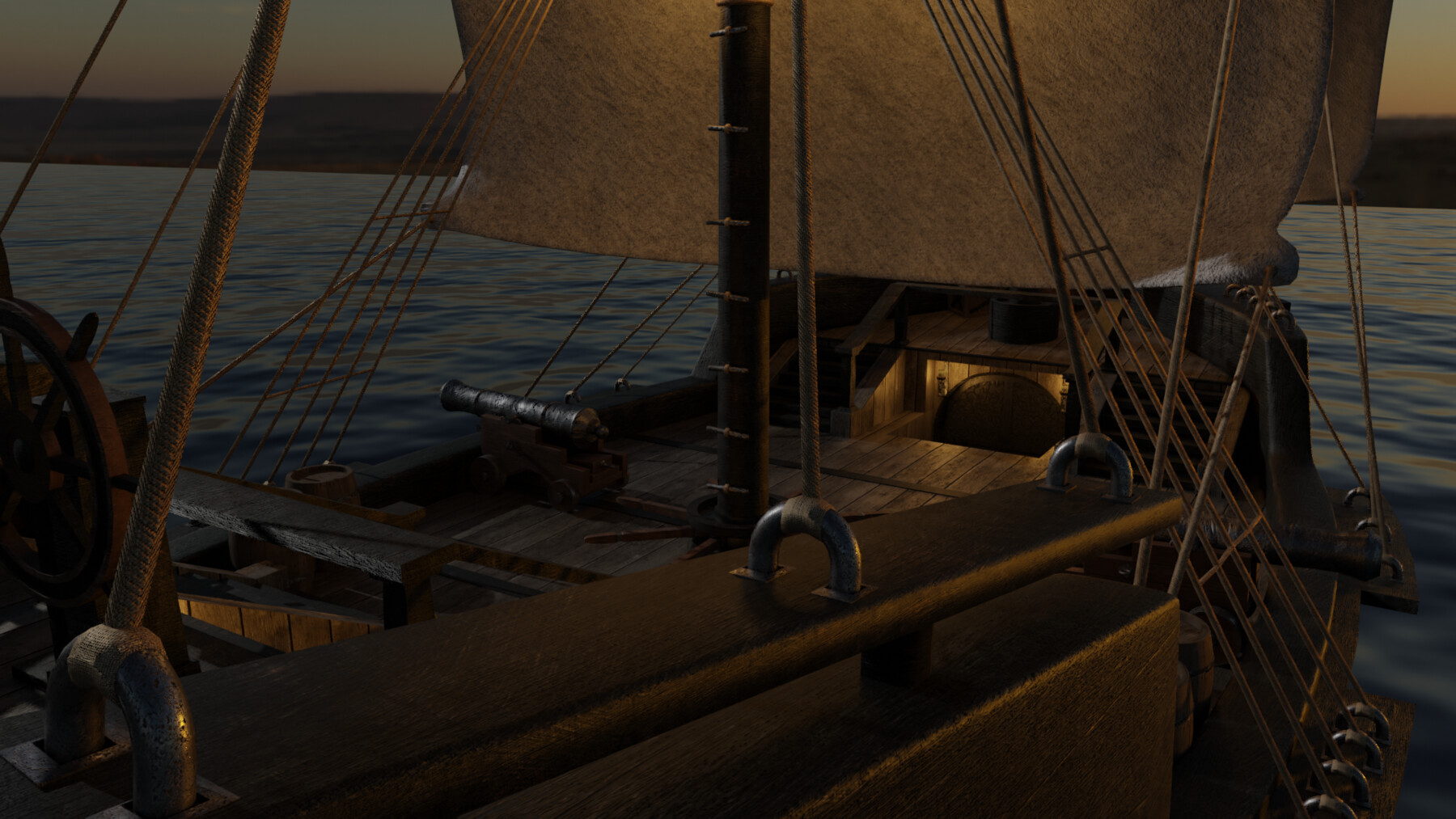 ArtStation - Medieval Ship | Game Assets