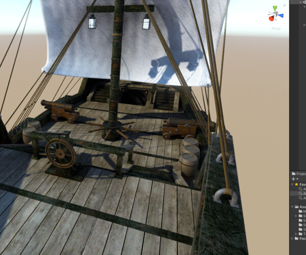 ArtStation - Medieval Ship | Game Assets