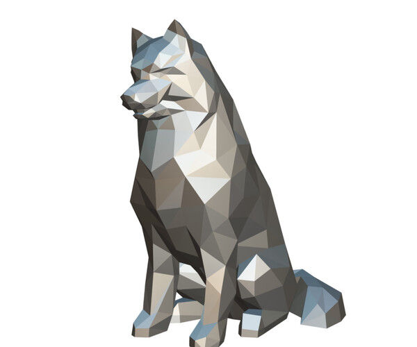 ArtStation - Samoyed figure | Resources