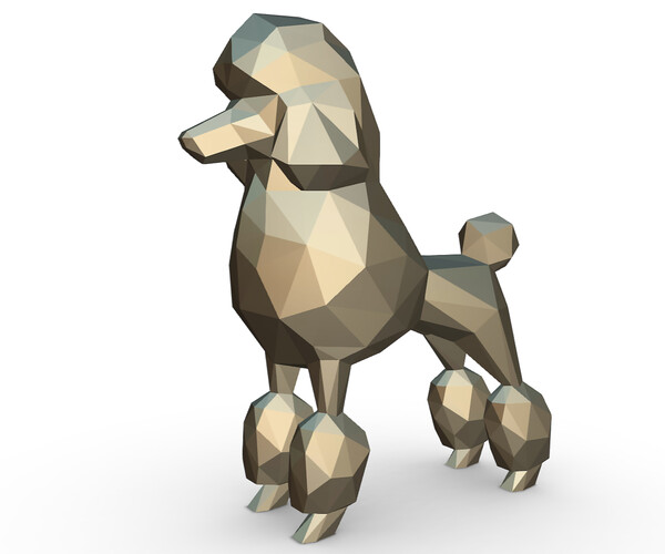 ArtStation - Poodle figure 1 | Resources