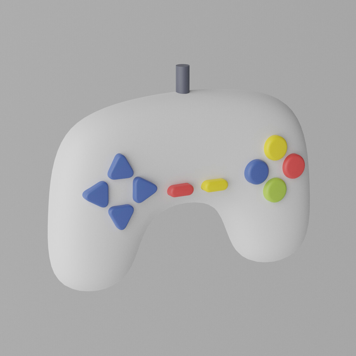 ArtStation - Cartoon Game Controller 3D model | Resources