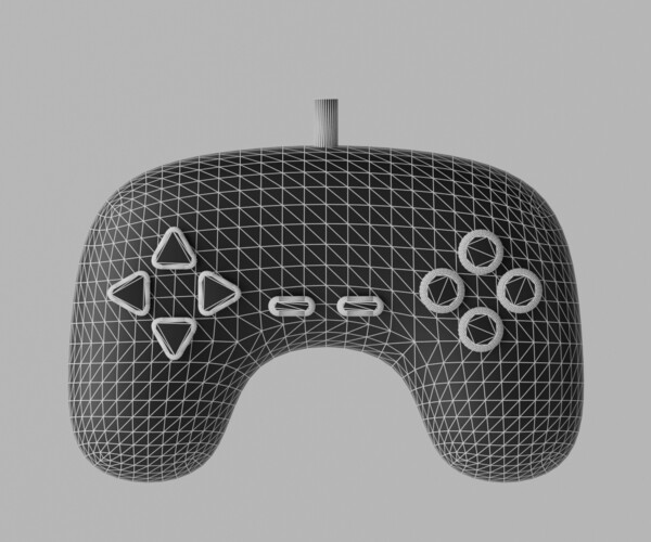 ArtStation - Cartoon Game Controller 3D model | Resources