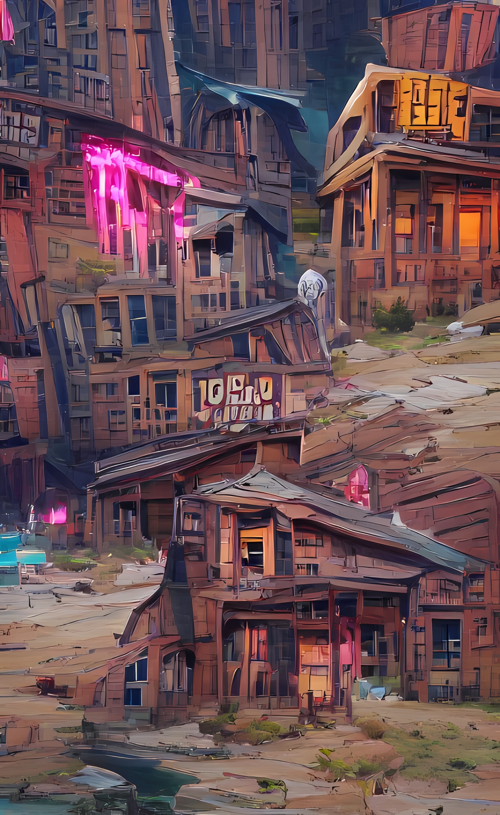 ArtStation - Ghost Town West 200 image pack | Artworks
