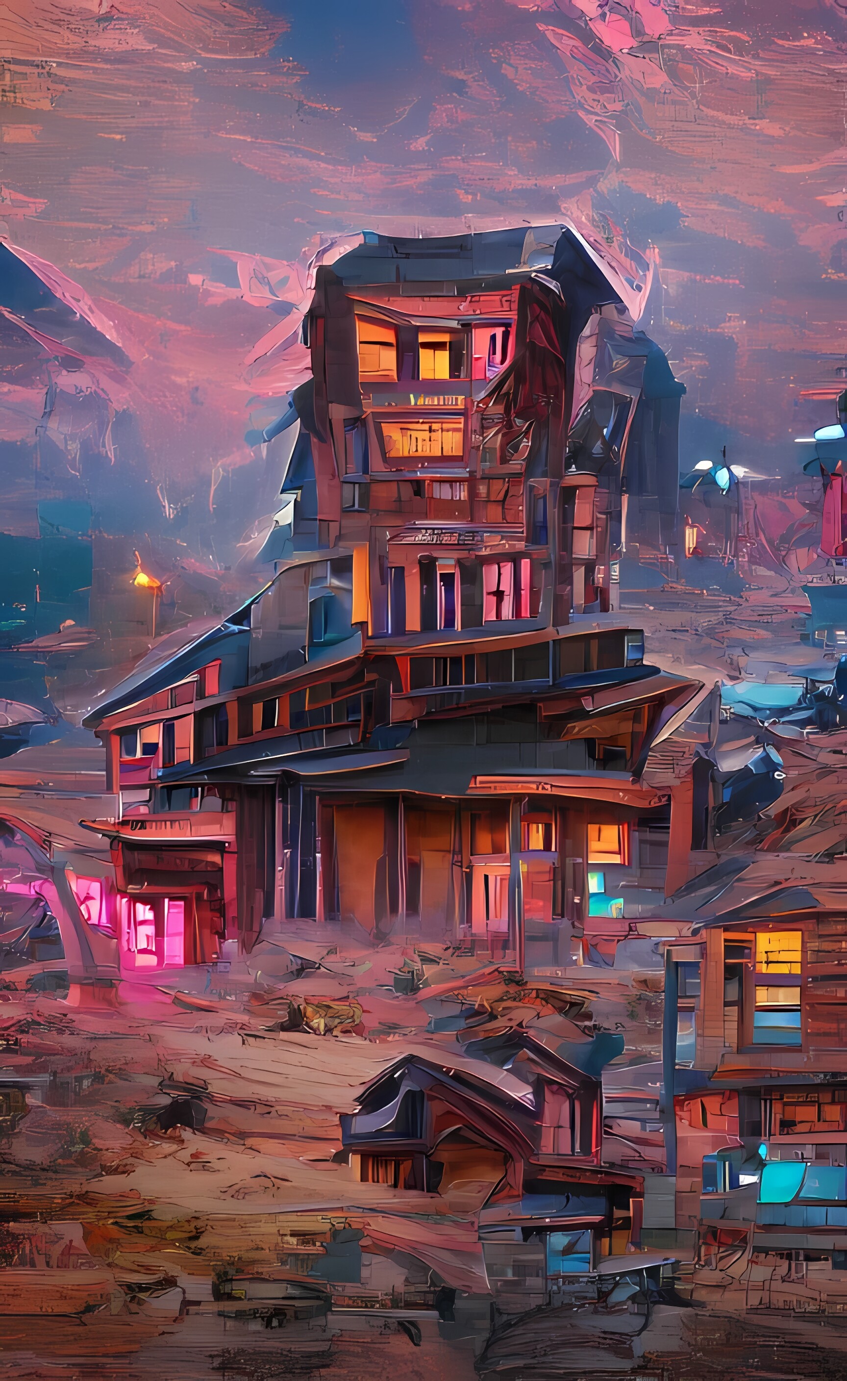 ArtStation - Ghost Town West 200 image pack | Artworks