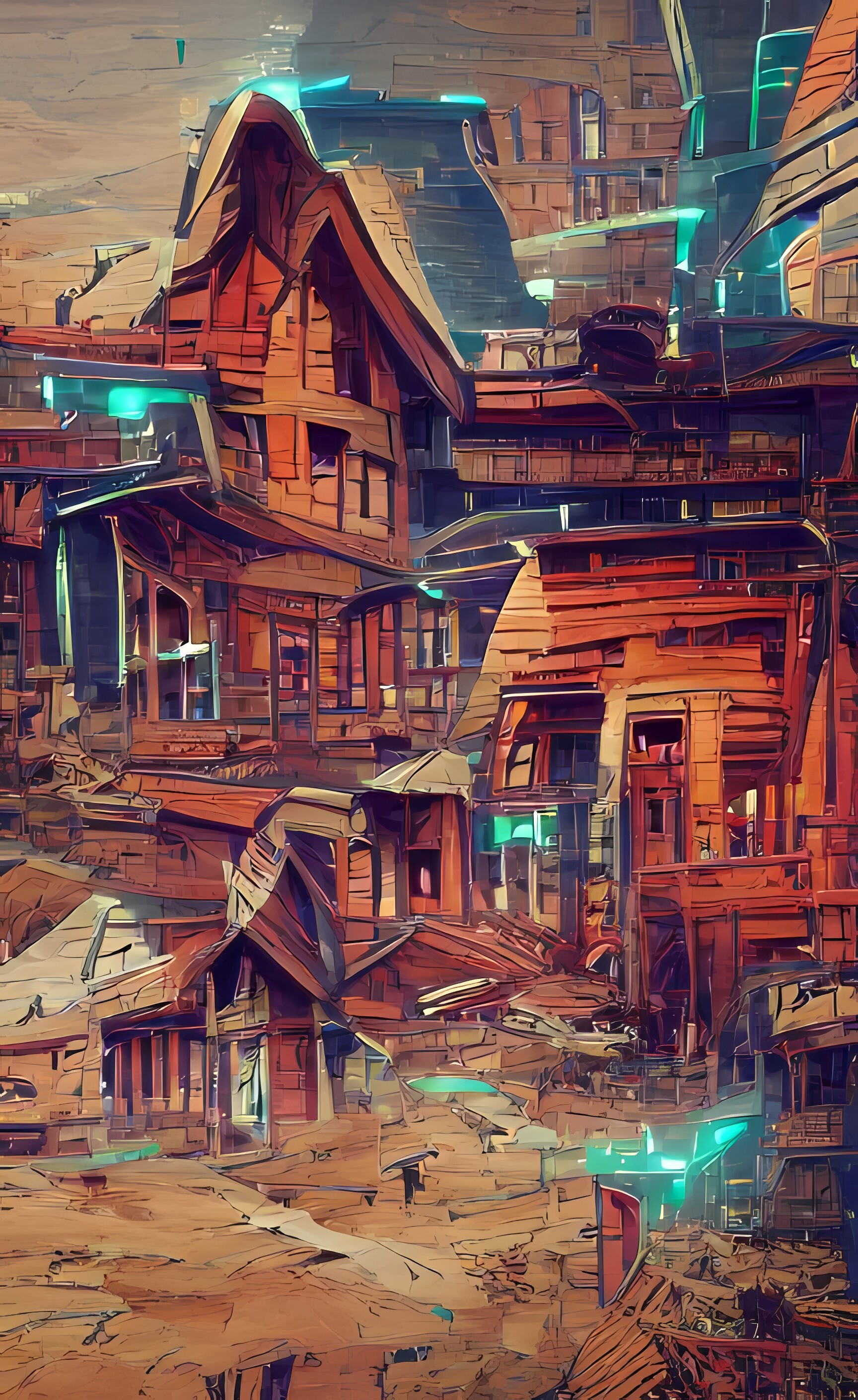 ArtStation - Ghost Town West 200 image pack | Artworks