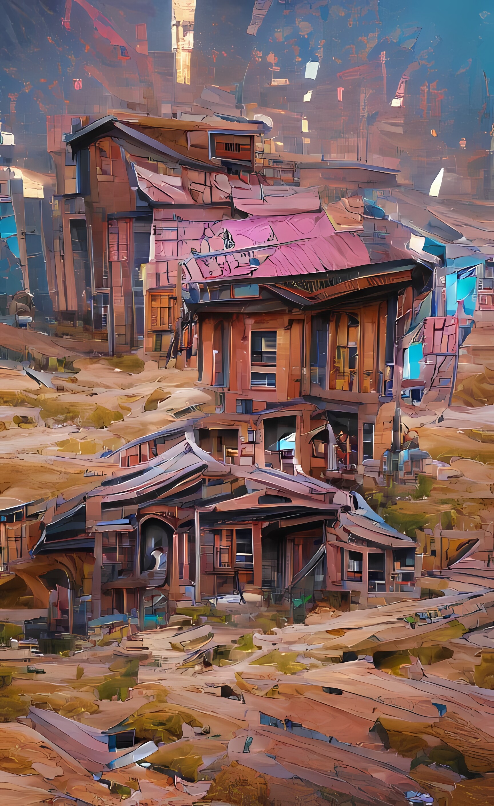 ArtStation - Ghost Town West 200 image pack | Artworks