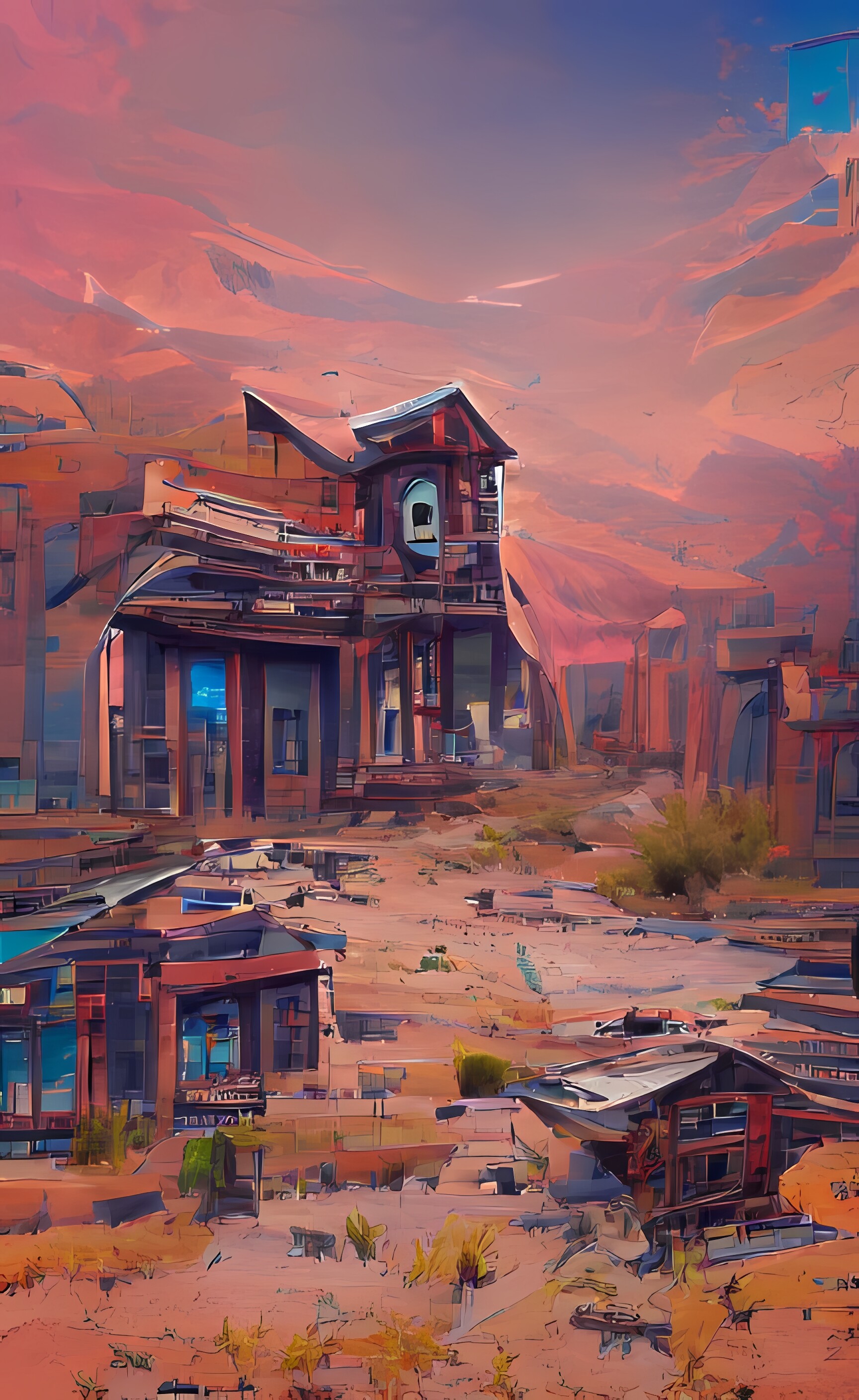 ArtStation - Ghost Town West 200 image pack | Artworks