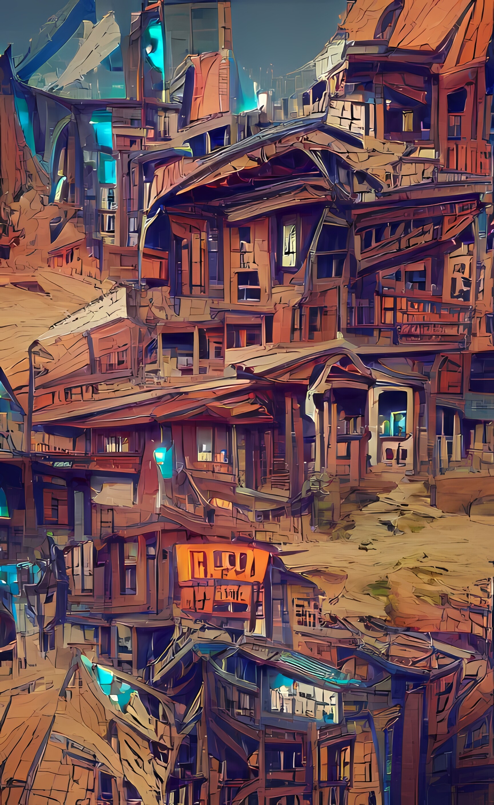 ArtStation - Ghost Town West 200 image pack | Artworks