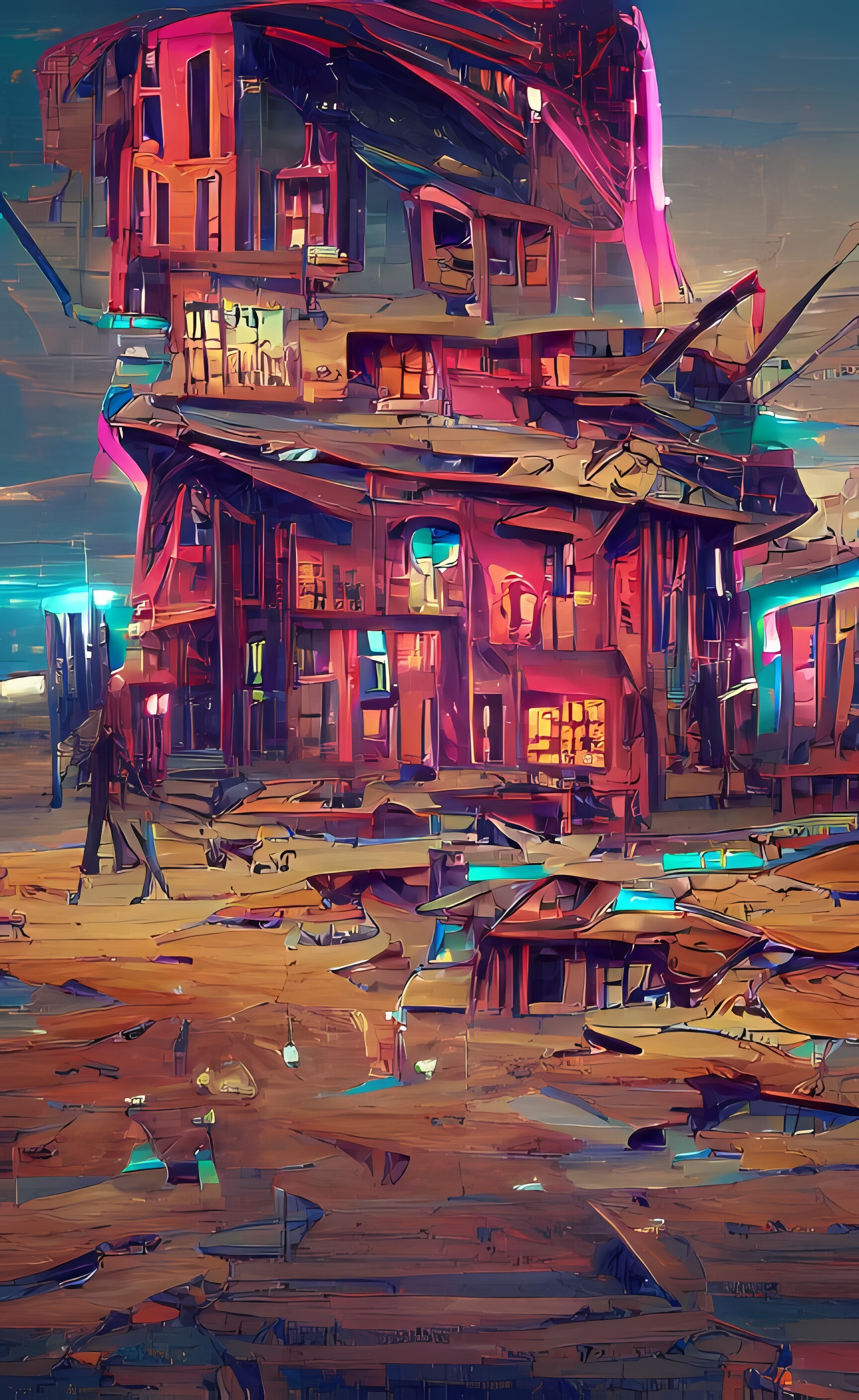 ArtStation - Ghost Town West 200 image pack | Artworks