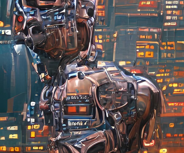 ArtStation - SkyNet Is here Robot 750 image pack texture and ...
