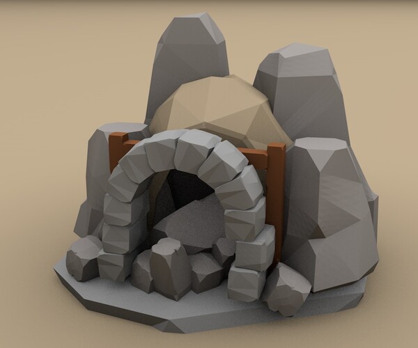 ArtStation - Stone Mine | Game Assets