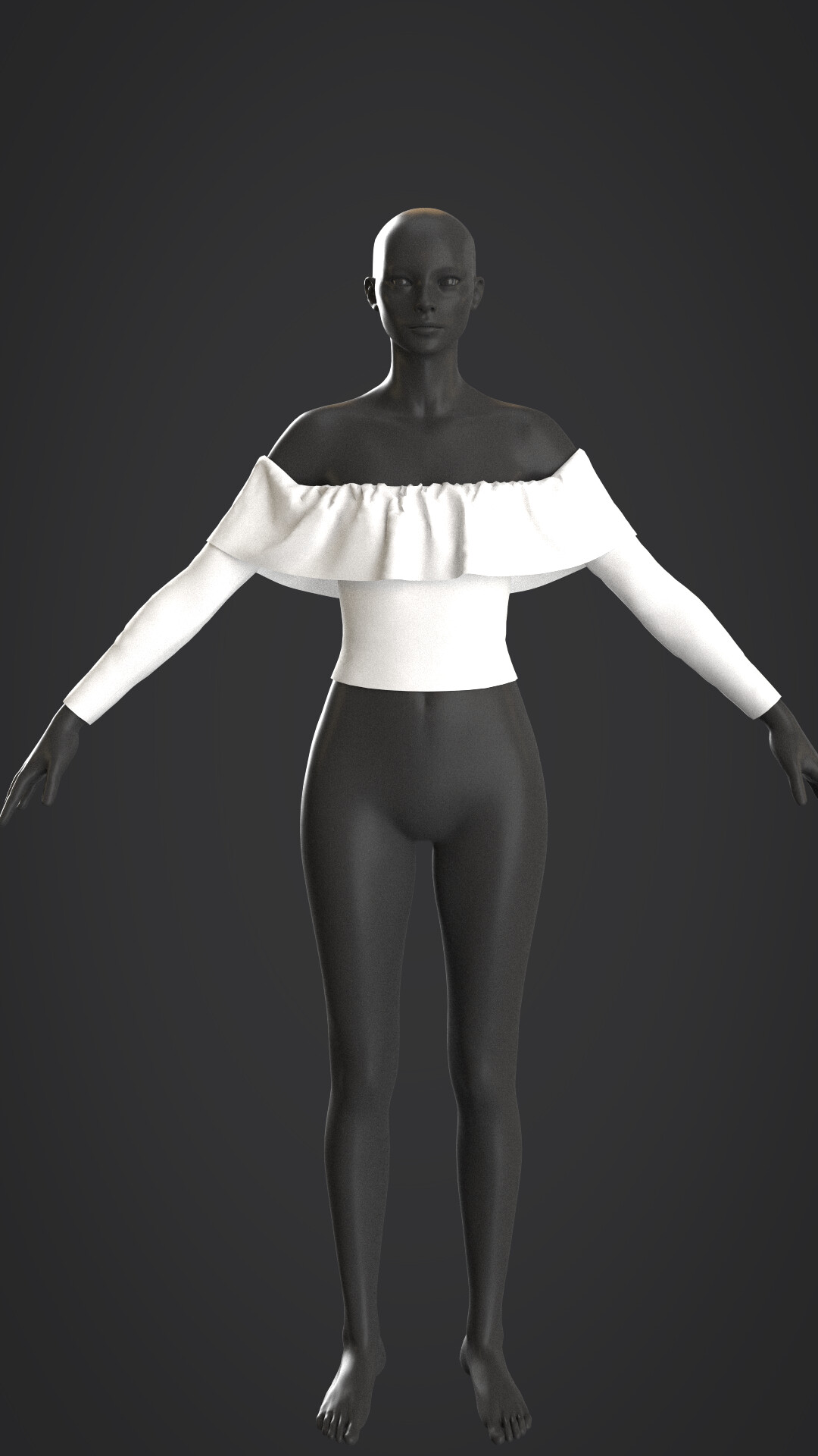 ArtStation - Female bust model 01 | Game Assets