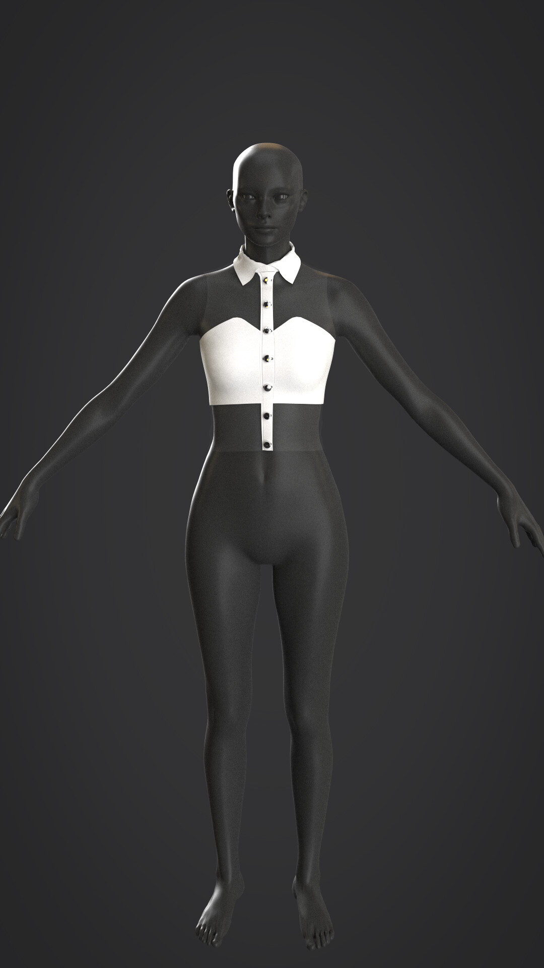 ArtStation - Female bust model 01 | Game Assets