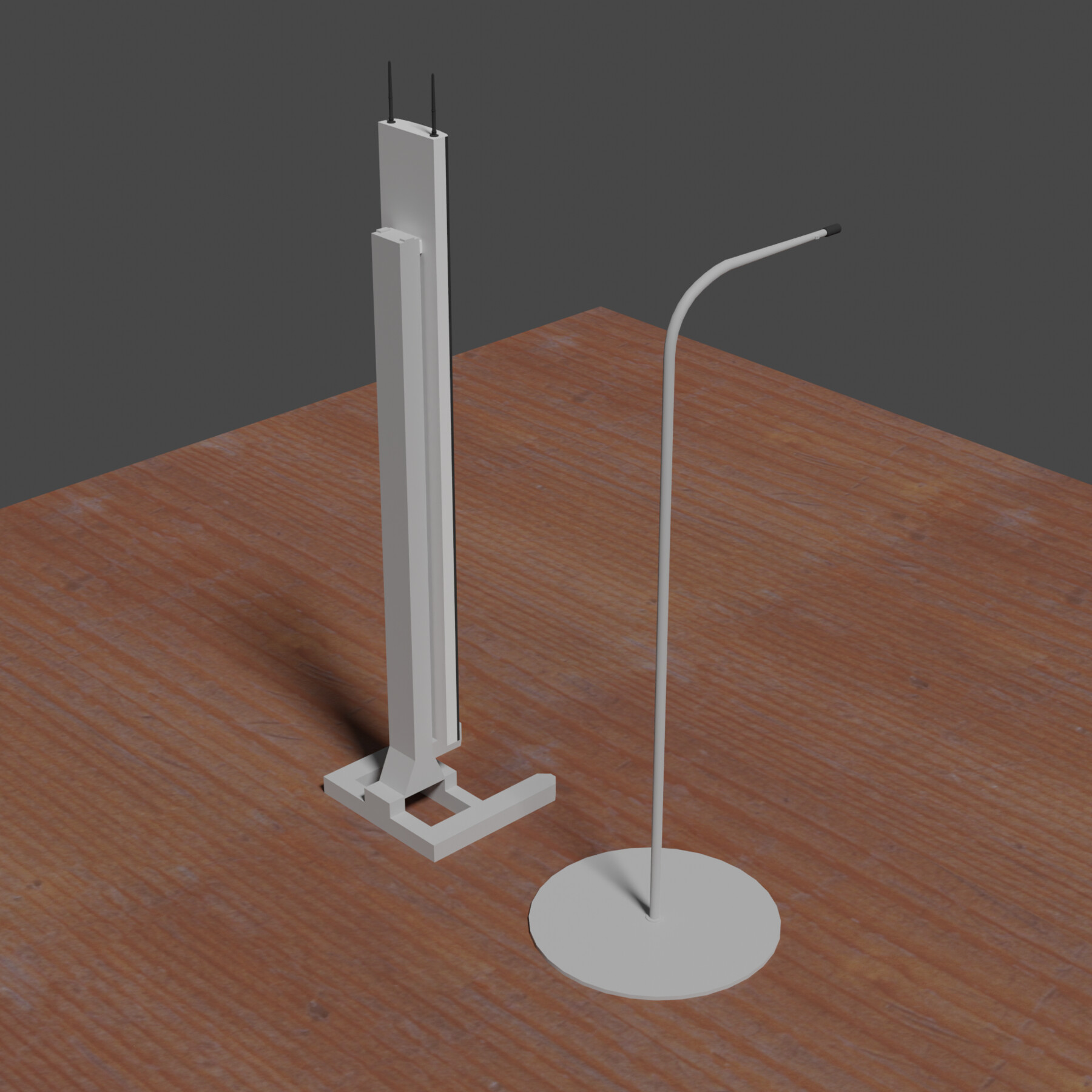 ArtStation - Standing Microphone and Loudspeaker | Game Assets