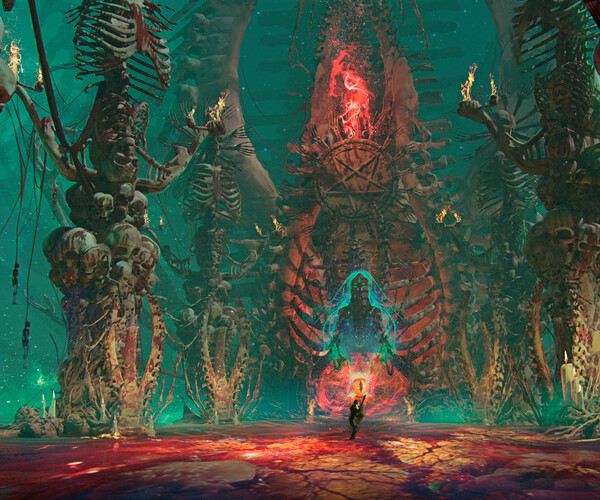 ArtStation - Hell Free Kit Bash. | Resources