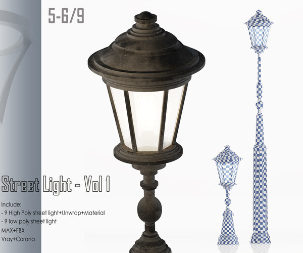 ArtStation - Street Light Set | Resources