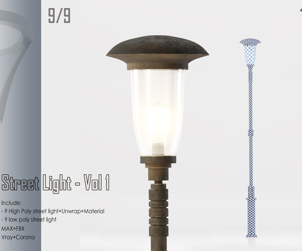 ArtStation - Street Light Set | Resources