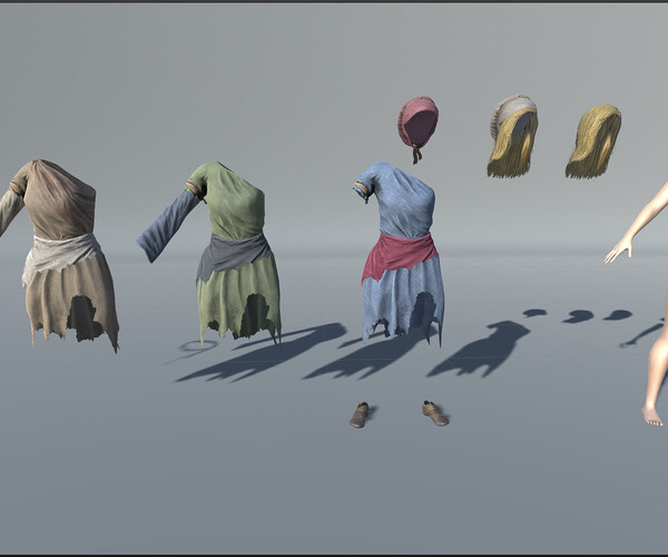 ArtStation - Poor Peasant | Game Assets
