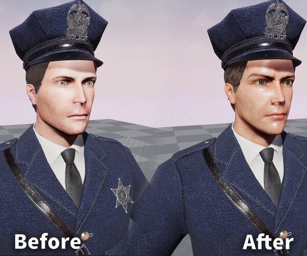 ArtStation - Policeman | Game Assets