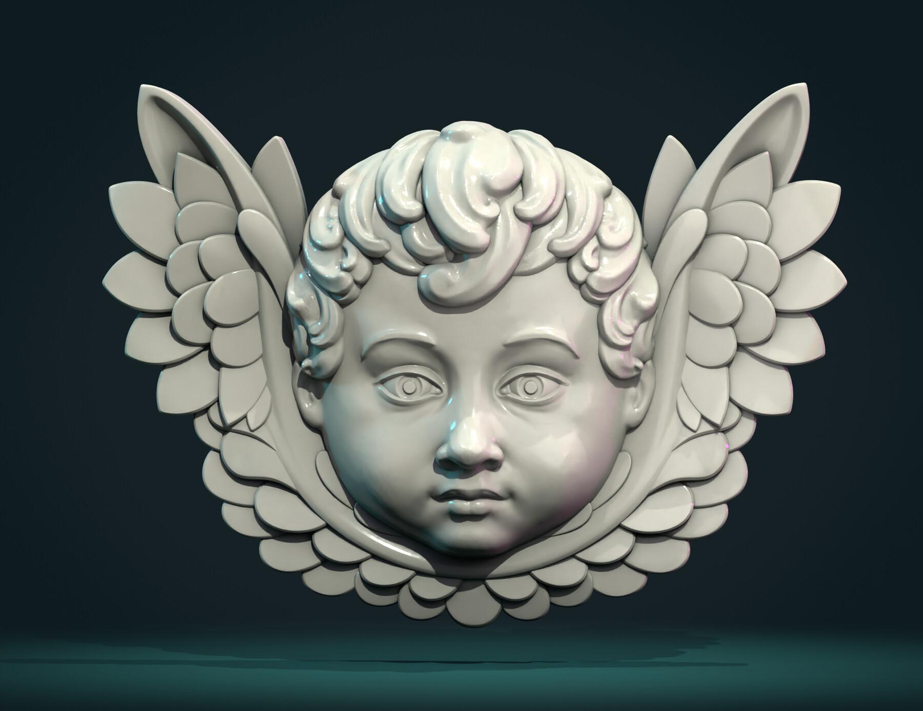 ArtStation - Cherub Relief | Resources
