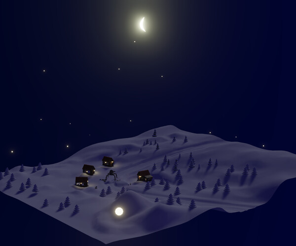 ArtStation - Snow Village | Resources