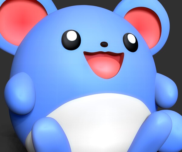 ArtStation - Marill - Pokemon Fanart | Resources