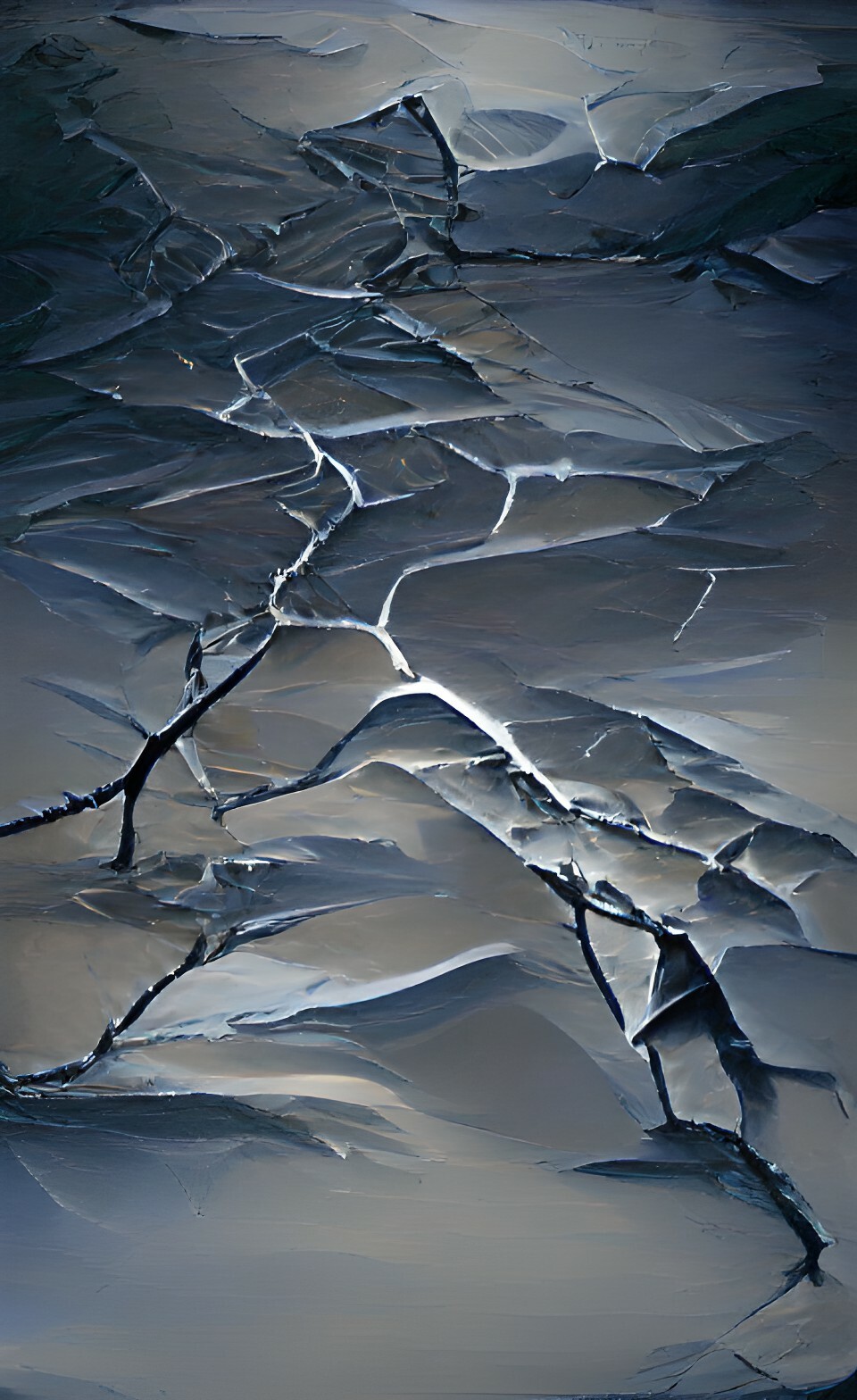 ArtStation - ice Edge Cracked Random Style 1000 image Pack | Game Assets