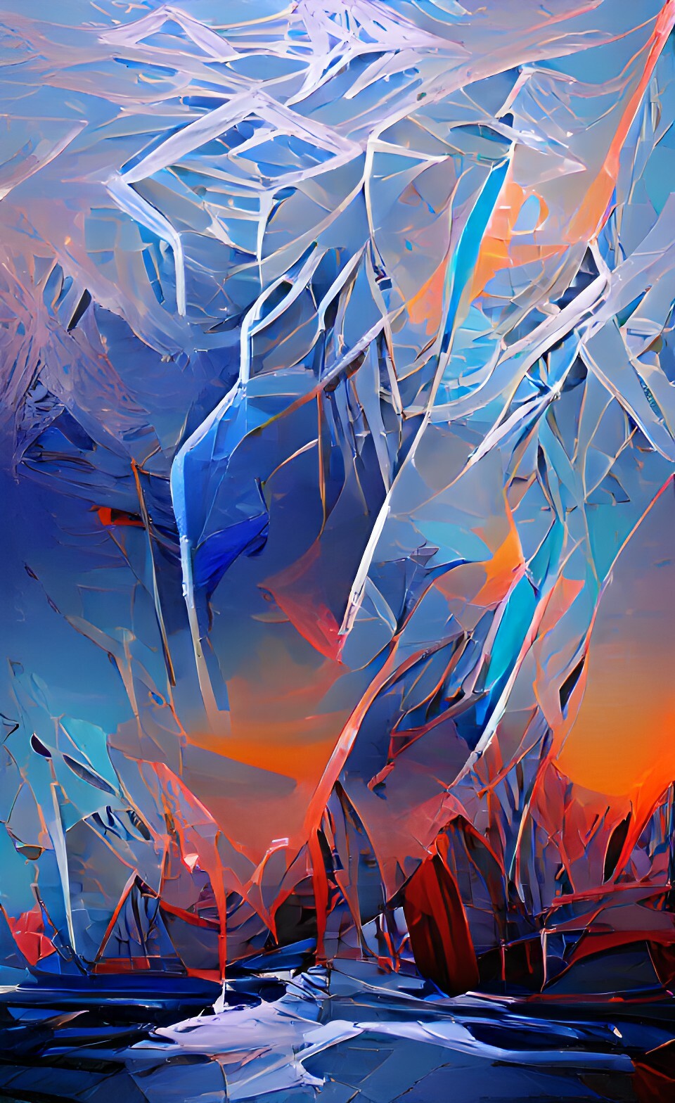 ArtStation - ice Edge Cracked Random Style 1000 image Pack | Game Assets